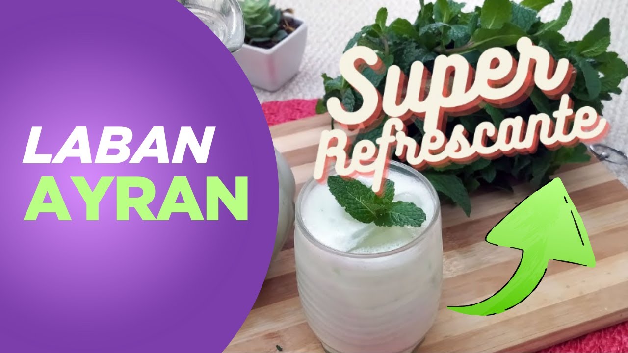 COMO FAZER LABAN AYRAN | لبن عيران | curd juice - YouTube