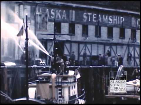 Alaska Steamship Co. Dock Fire, Juneau. (ASL-PCA 44-16mm-Film-2 ...