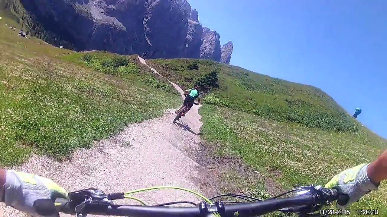 Mountain bike Canazei 2017 - YouTube