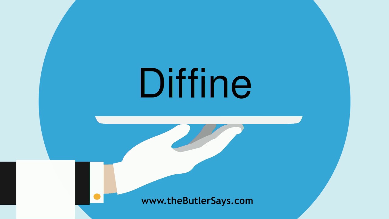 Learn how to say this word: "Diffine" - YouTube