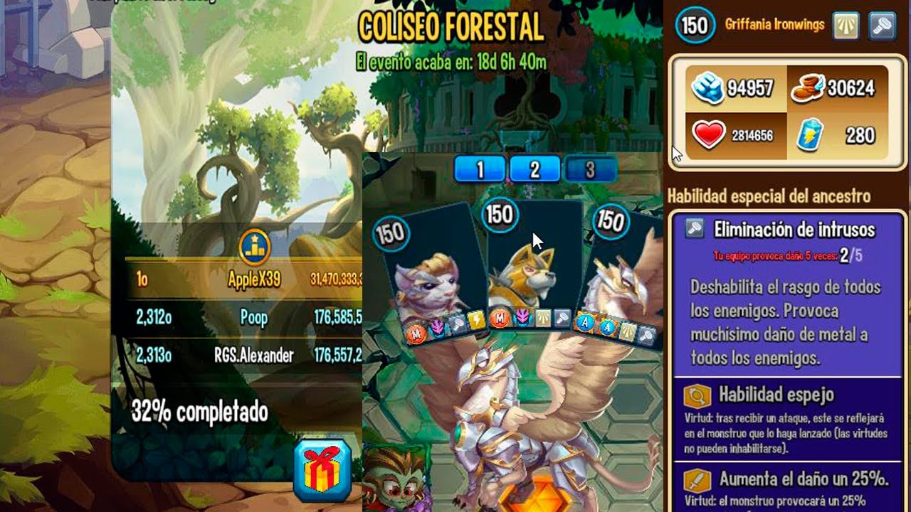 COLISEO FORESTAL - Tratando de hacer un gran daño - Griffania Ironwings ...