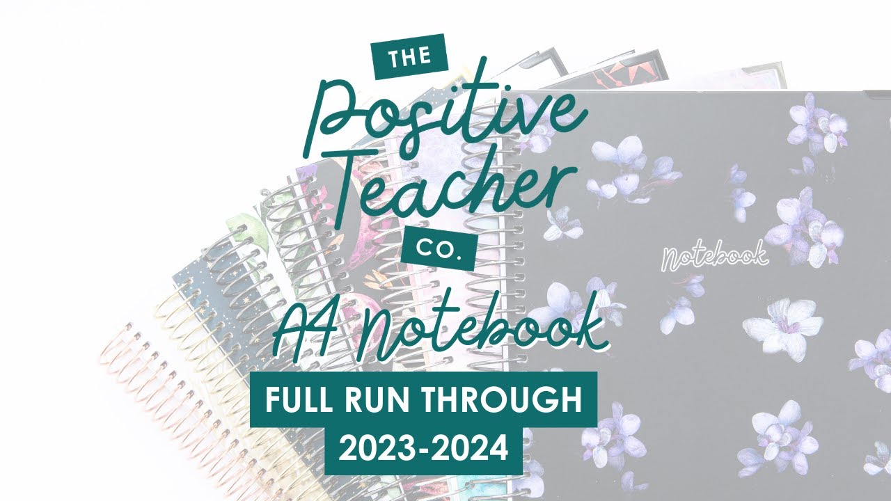 A4 Notebook 2023/24 Full Run Through - YouTube
