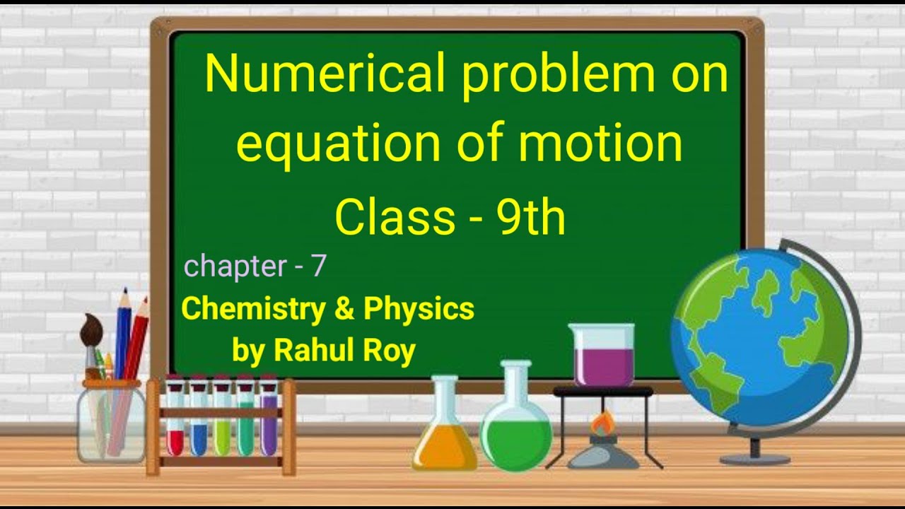 numerical problem on equation of motion class 9 motion - YouTube