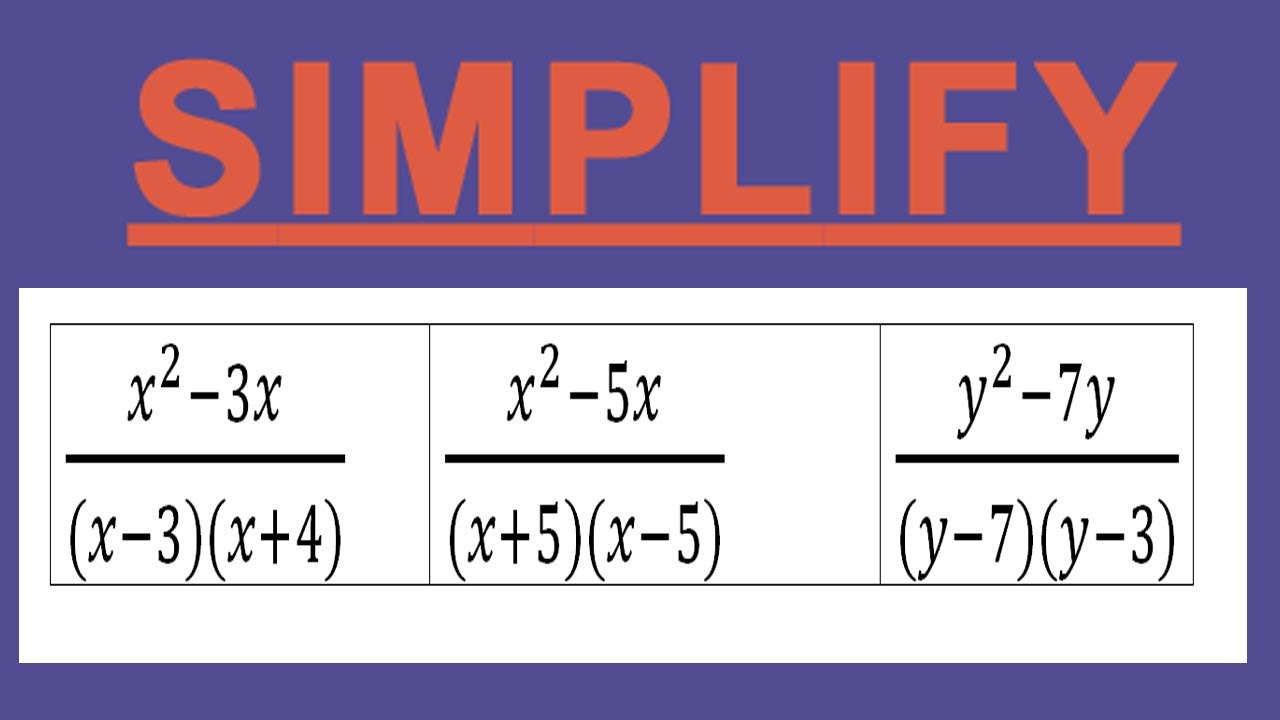 simplify - YouTube
