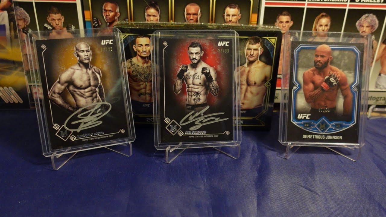 2017 Topps UFC MUSEUM COLLECTION Review and pack opening LETS GO - YouTube