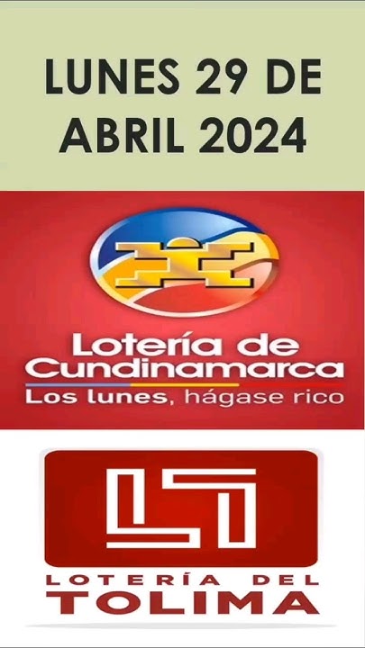 💥cÓmo Ganar La Loteria De Cundinamarca Y Tolima Hoy Lunes 29 De Abril