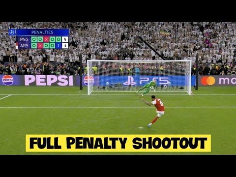 🔵PSG vs Arsenal (4-3) Full Penalty Shootout | UEFA Champions League Final