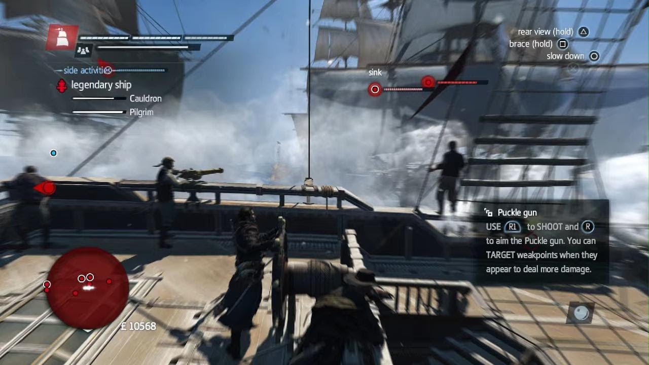 Assassin's Creed Rogue Remastered | Morrigon vs Cauldron and Pilgrim ...