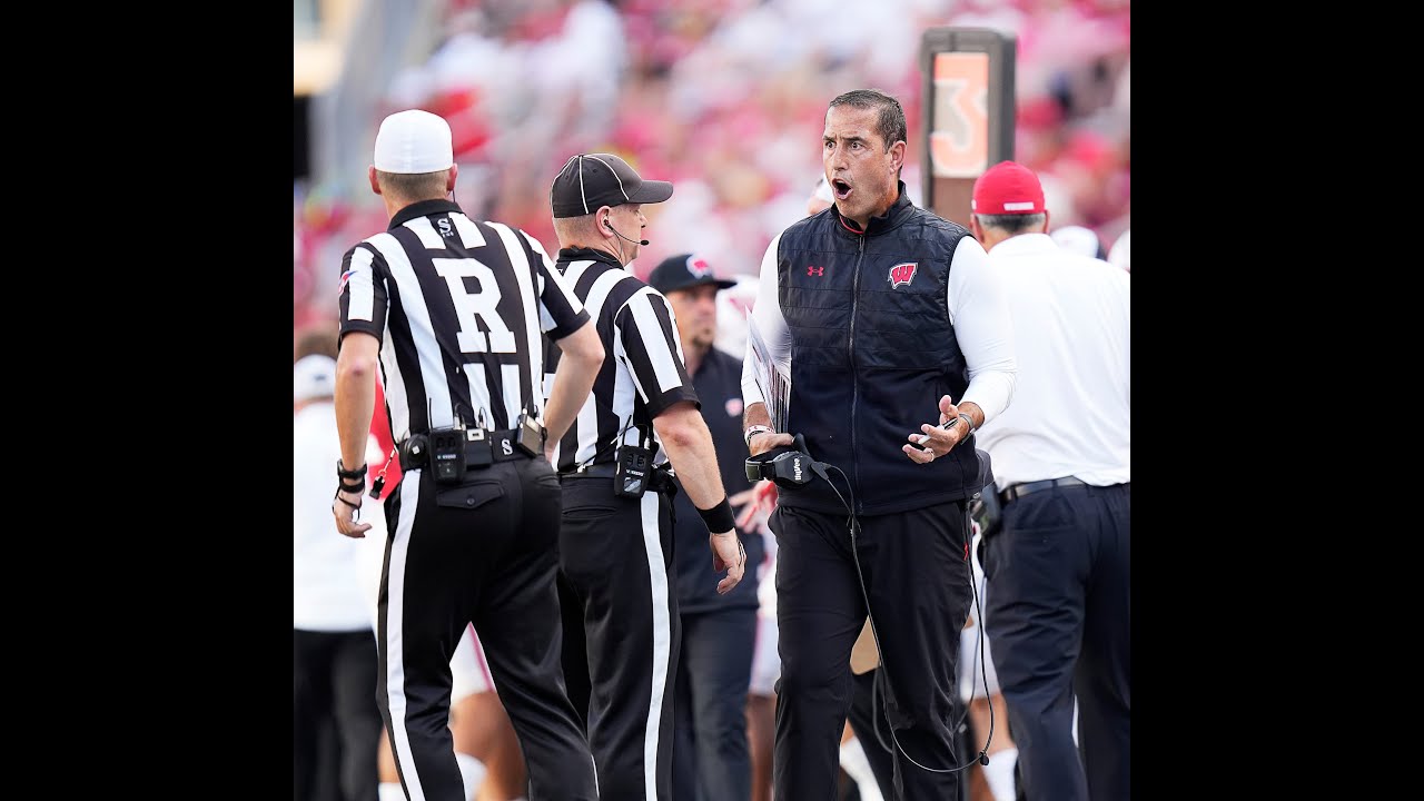 Wisconsin football coach Luke Fickell discusses highlights from Badgers ...