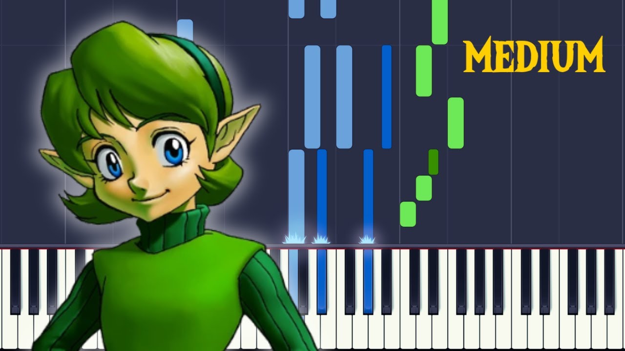 The Legend of Zelda: Ocarina of Time - Kokiri Forest [Piano Tutorial] - YouTube