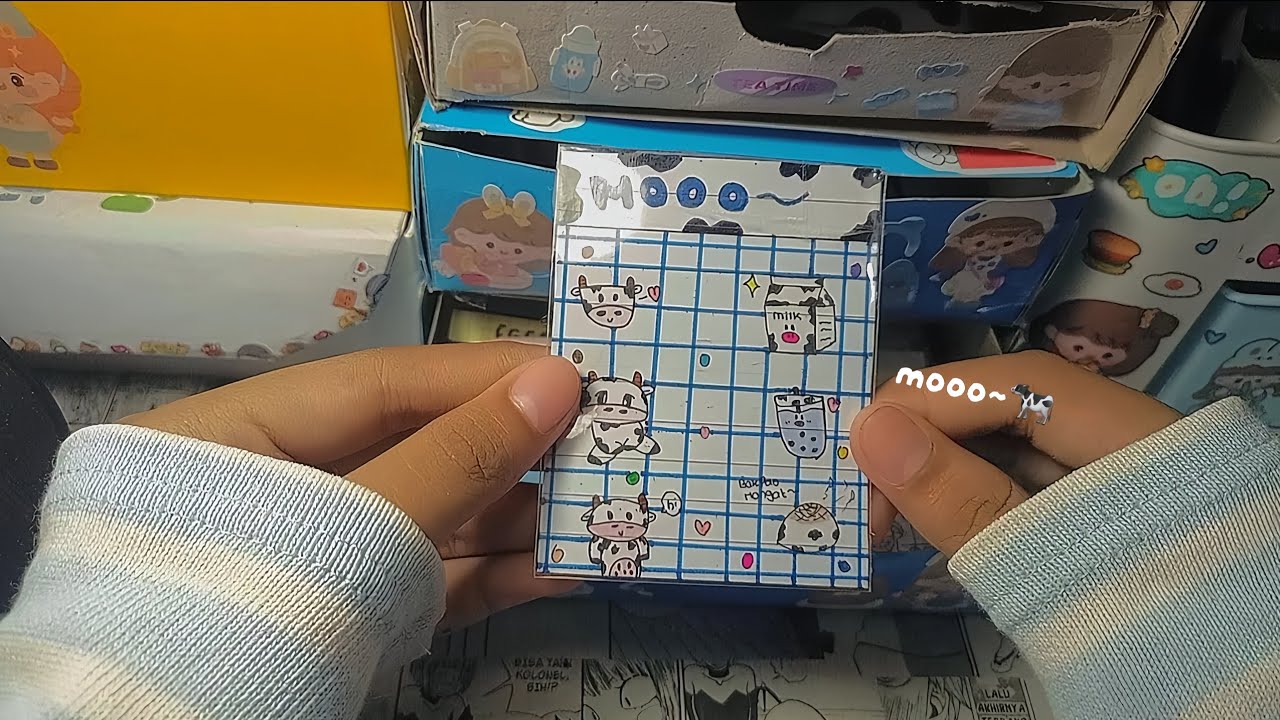 Packing order cute stickers, washi tape and paper squishy with me... 🙆🏻 ...