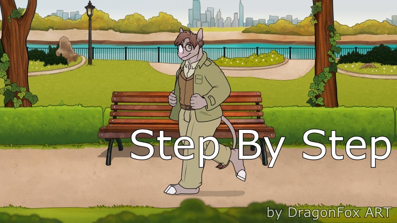 // Step By Step // Walk in the park // Animation // Dragonfox ...