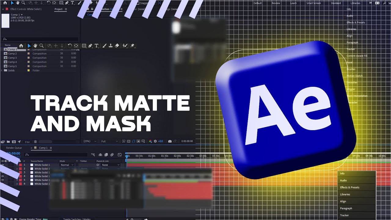 Track Matte and Masking In After Effects - After Effects Course Chapter ...