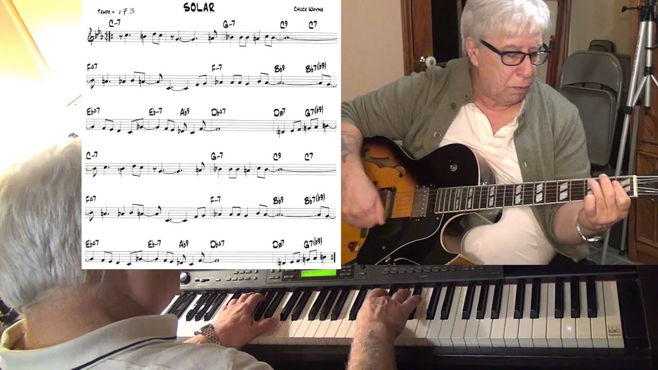 Solar - guitar & piano jazz cover ( Chuck Wayne ) Yvan Jacques - YouTube