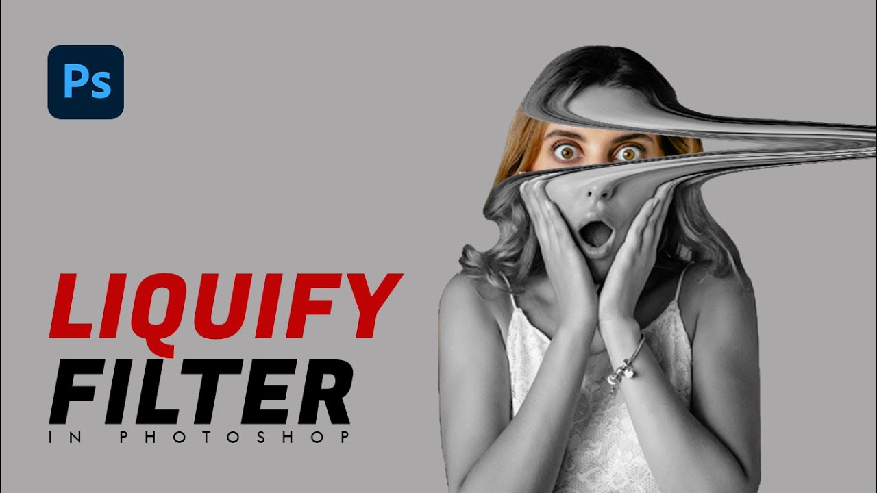 How to Create Liquify Effect in photoshop || Liquify effect Portrait ...