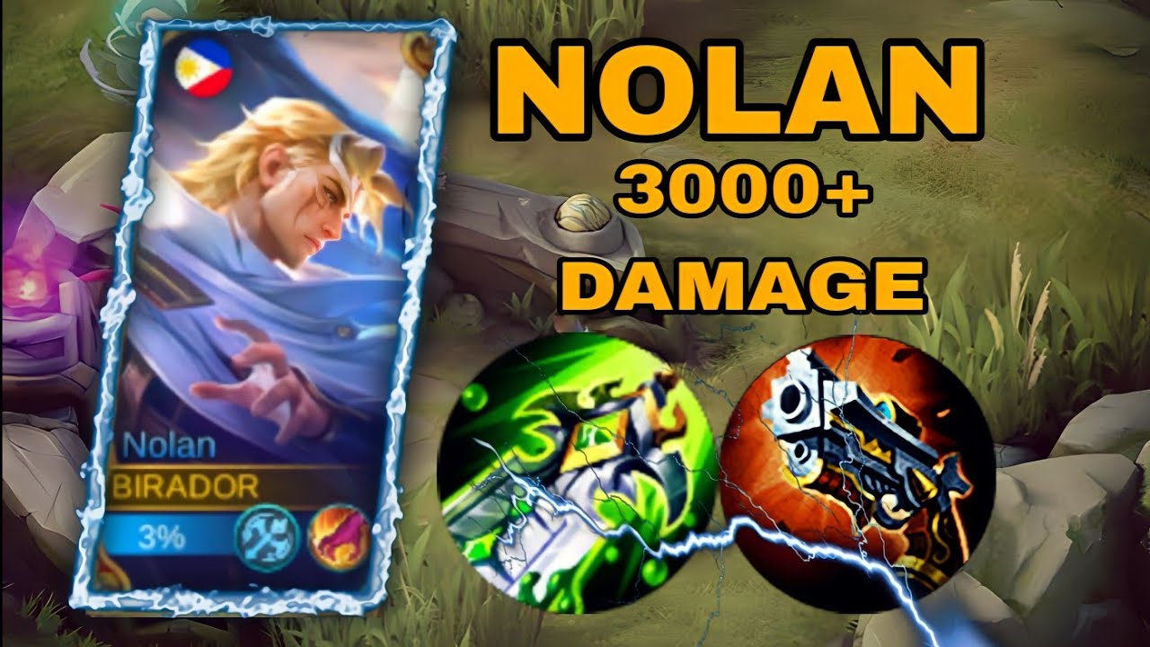 NOLAN BEST GAMEPLAY 2023 | WATCH THIS TO SEE FULL DAMAGE BUILD ITEM 🔥 ...