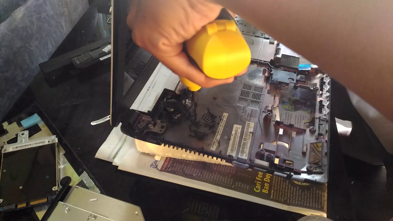 Maximize the thermal air intake for your laptop (Asus K45VD) - YouTube