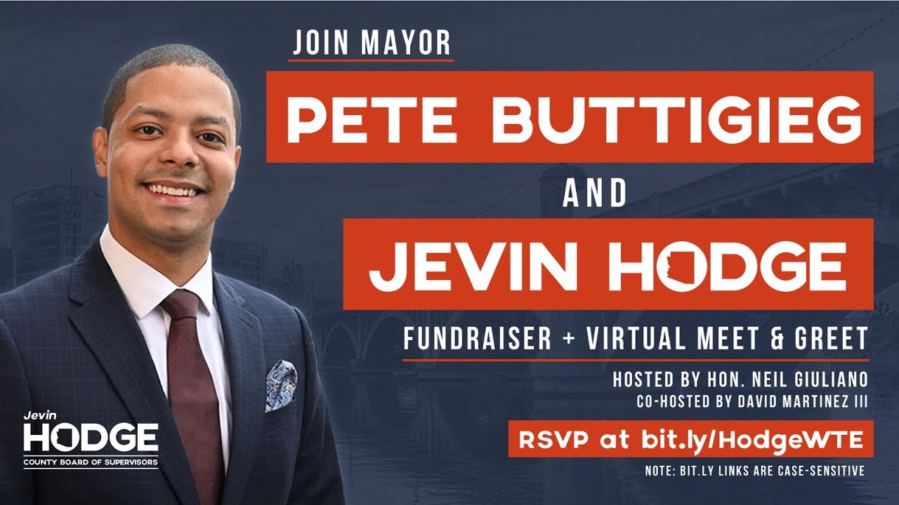 Mayor Pete Buttigieg and Jevin Hodge Virtual Meet and Greet - YouTube