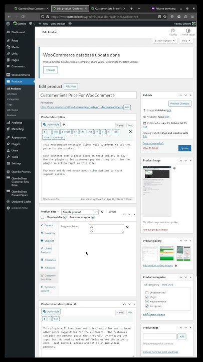 Customer Sets Priceshorts Woocommerce Learnphp Youtube