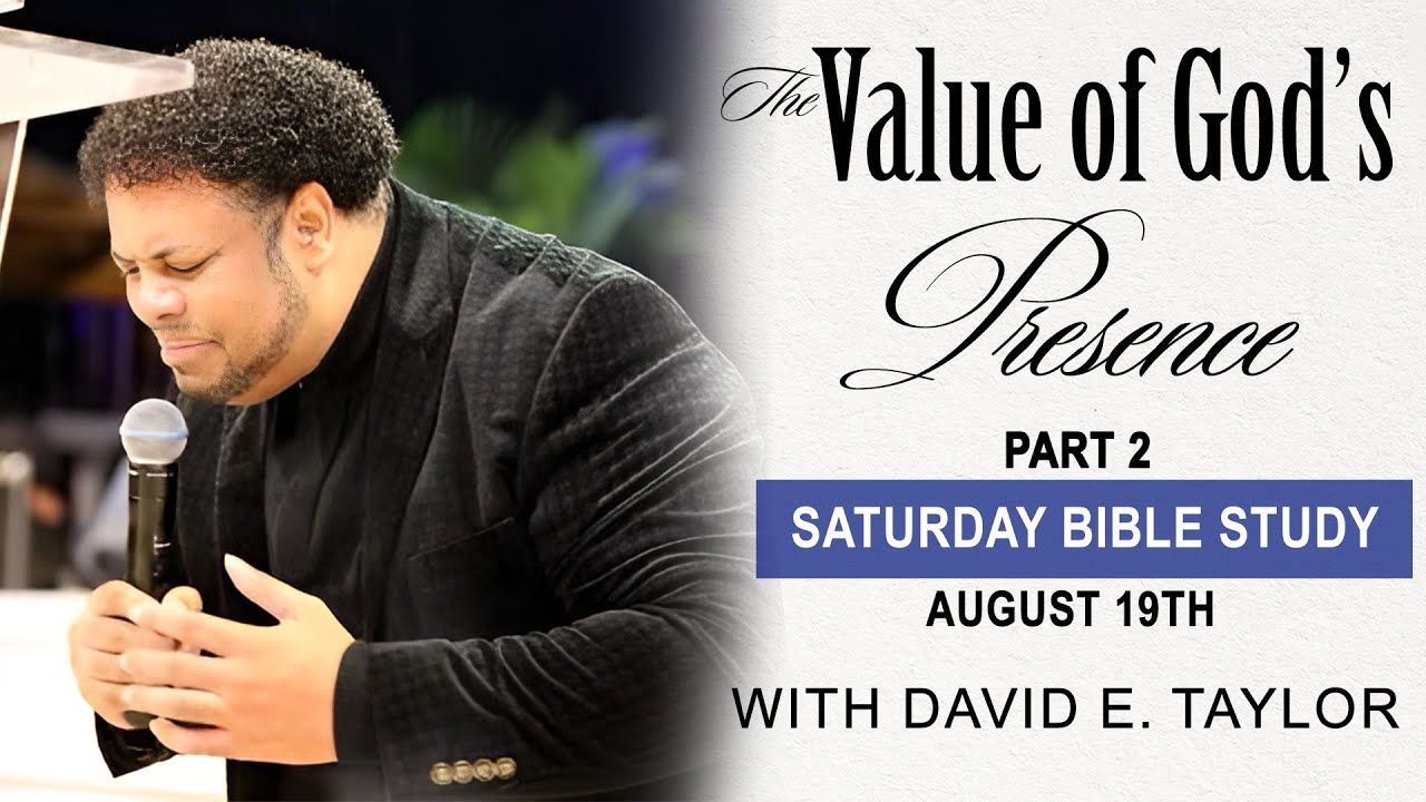 The Value of God's Presence Pt. 2 - Apostle David E. Taylor - YouTube