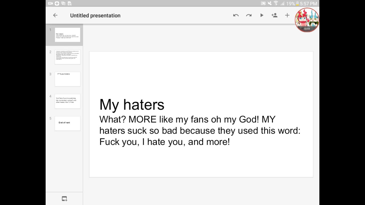 My haters rant - YouTube