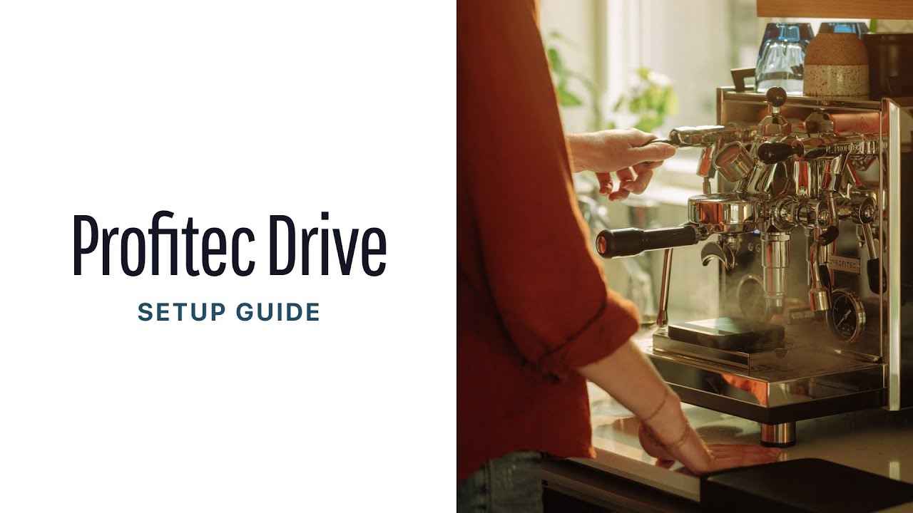 Profitec Drive Espresso Machine Setup Guide - YouTube