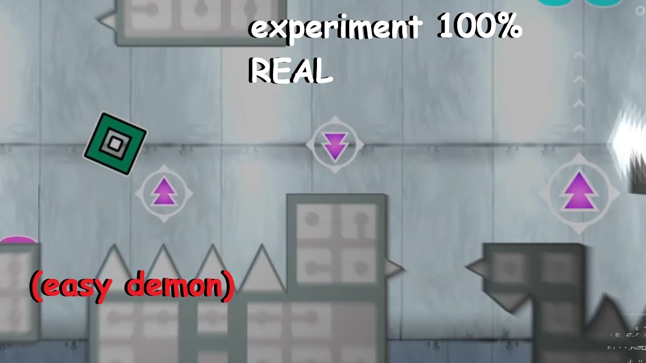 experiment 100% (Easy Demon) / Geometry Dash - YouTube