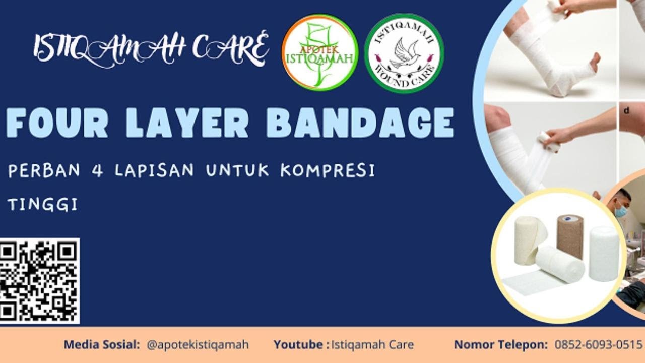 Four Layer Bandage (perban 4 lapisan untuk kompresi tinggi) - YouTube