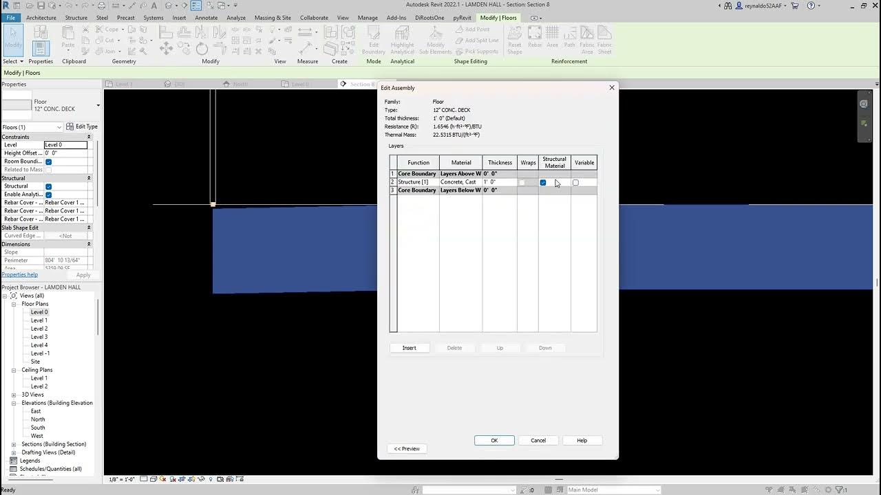 How to Slope a Floor or Slab in Revit!!! - YouTube