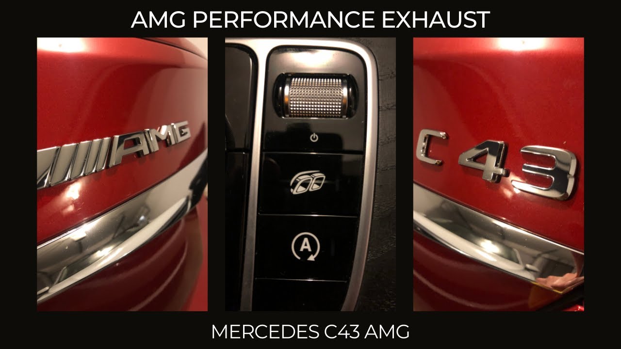 Mercedes C43 AMG Performance Exhaust - YouTube
