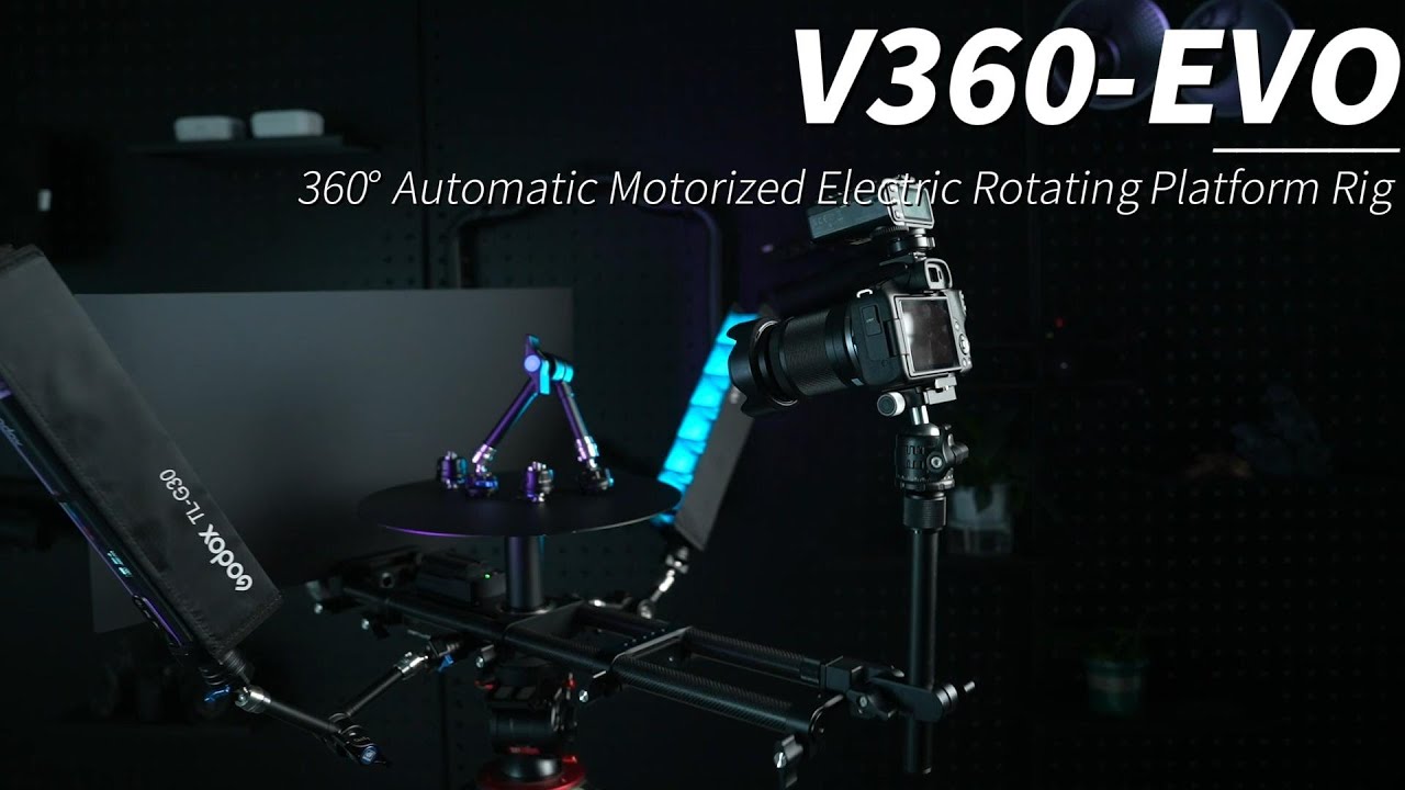 V360EVO 360° Automatic Motorized Rotating Platform for Videographers ...