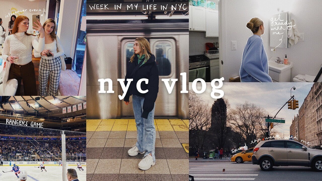 nyc vlog: spend a week in my life with me in nyc (busy chat with me ...