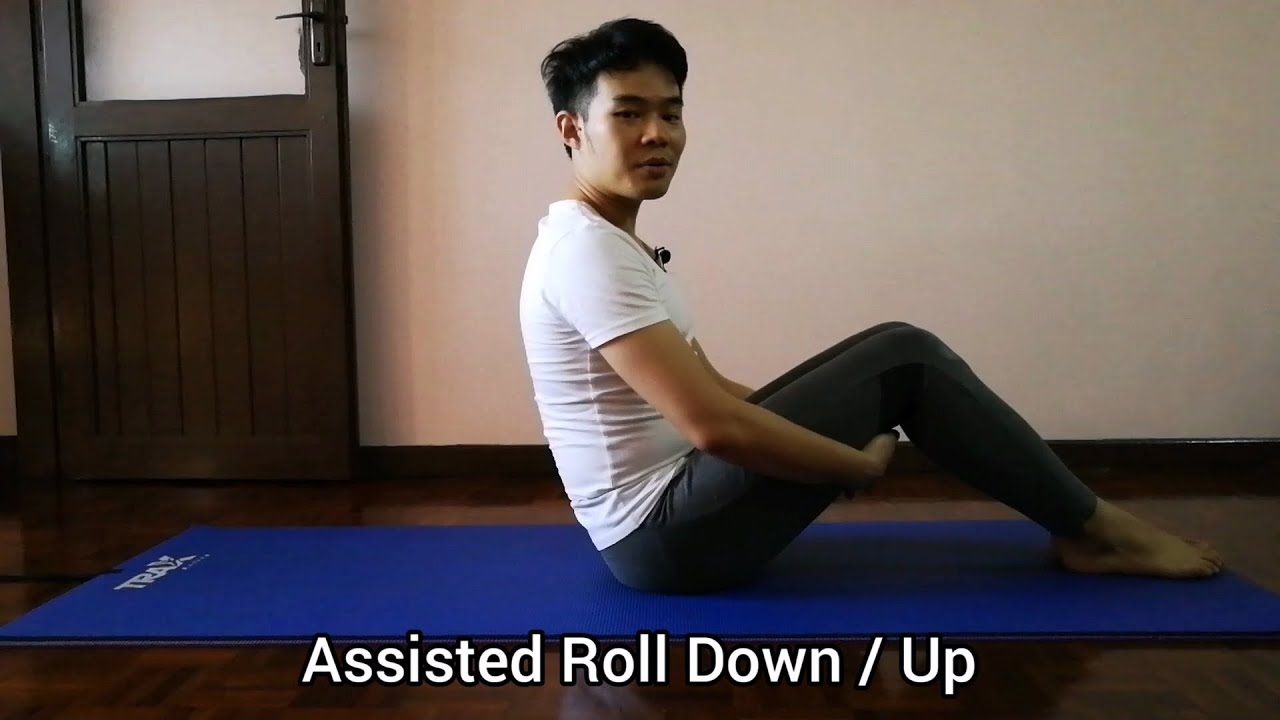 Polestar Pilates: Assisted Roll Down / Up - YouTube
