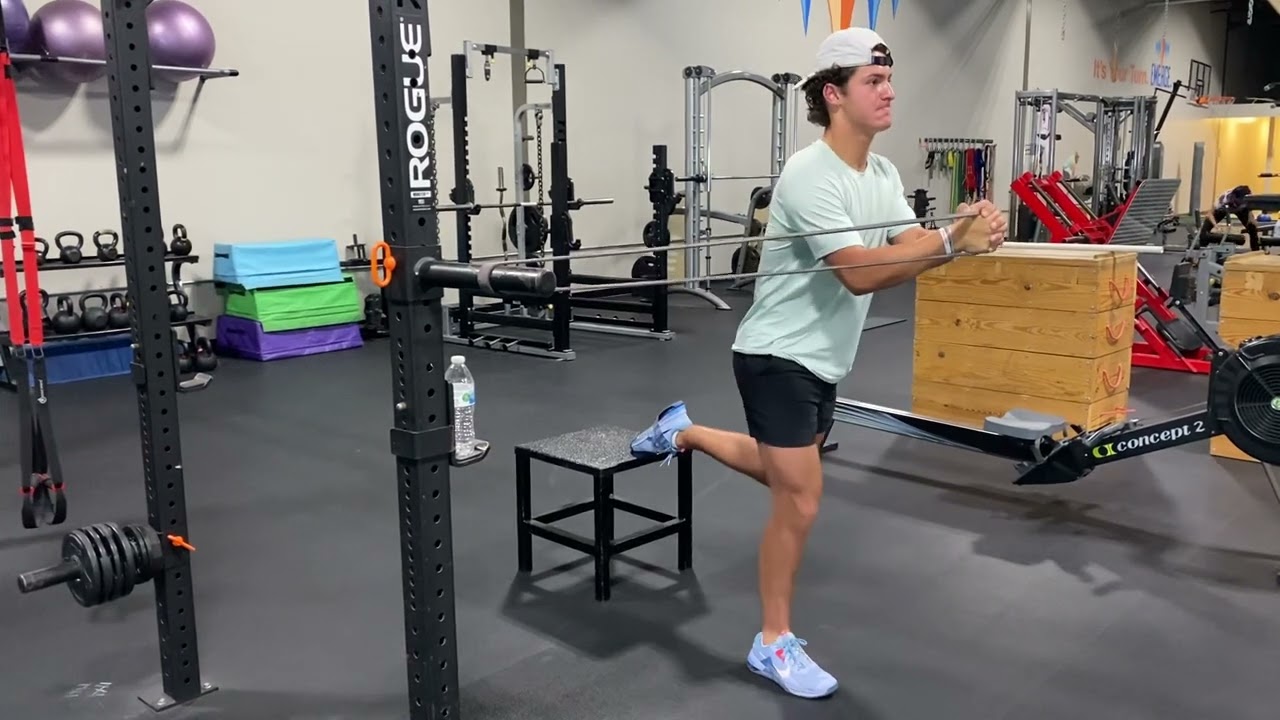 Anti Rotation Split Squat - YouTube
