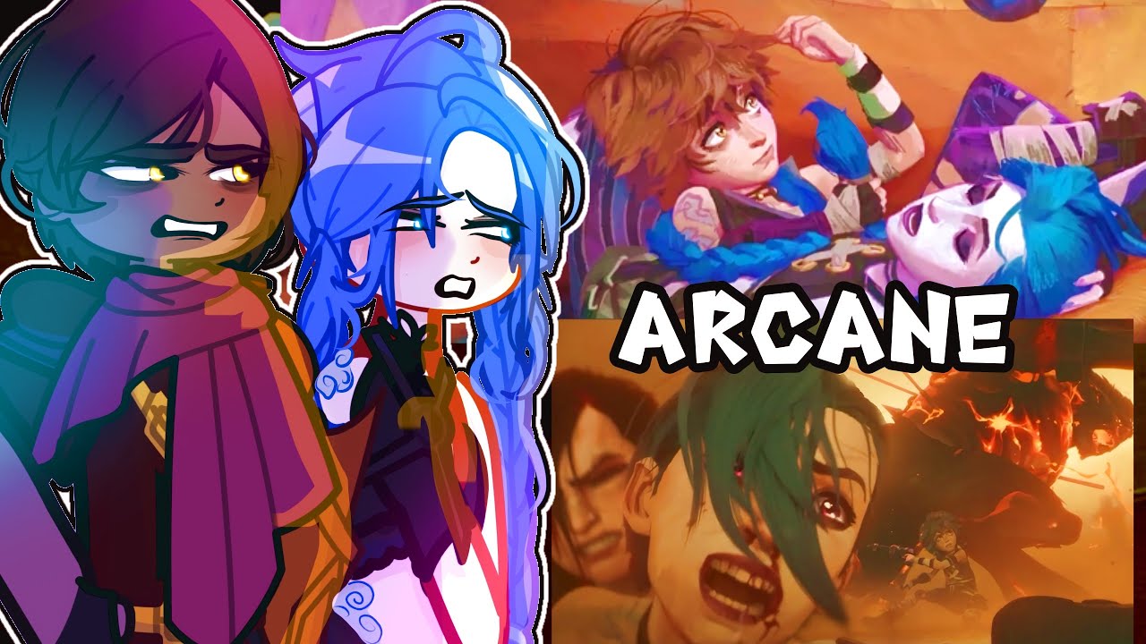 ARCANE reacts to themselves in the future 💙💜 Gacha 2 ARCANE SEASON 2 ...