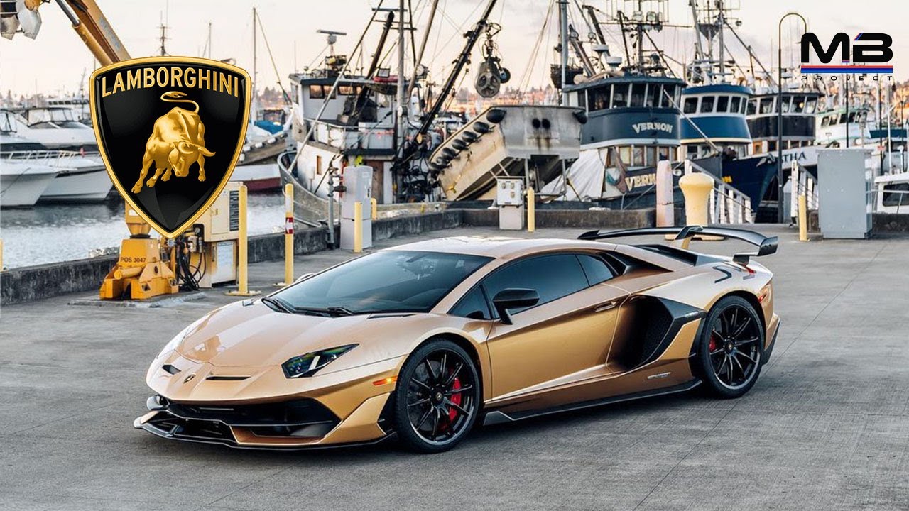 Lambo SVJ Gold: Dream Supercar with a Stunning Gold Shine! #cars - YouTube