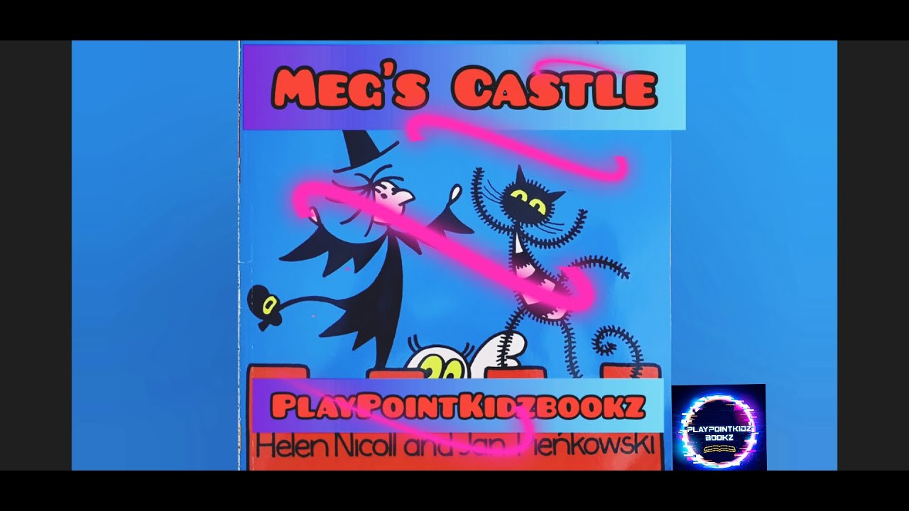 Meg and Mog simple reading. Meg's Castle animated book - YouTube
