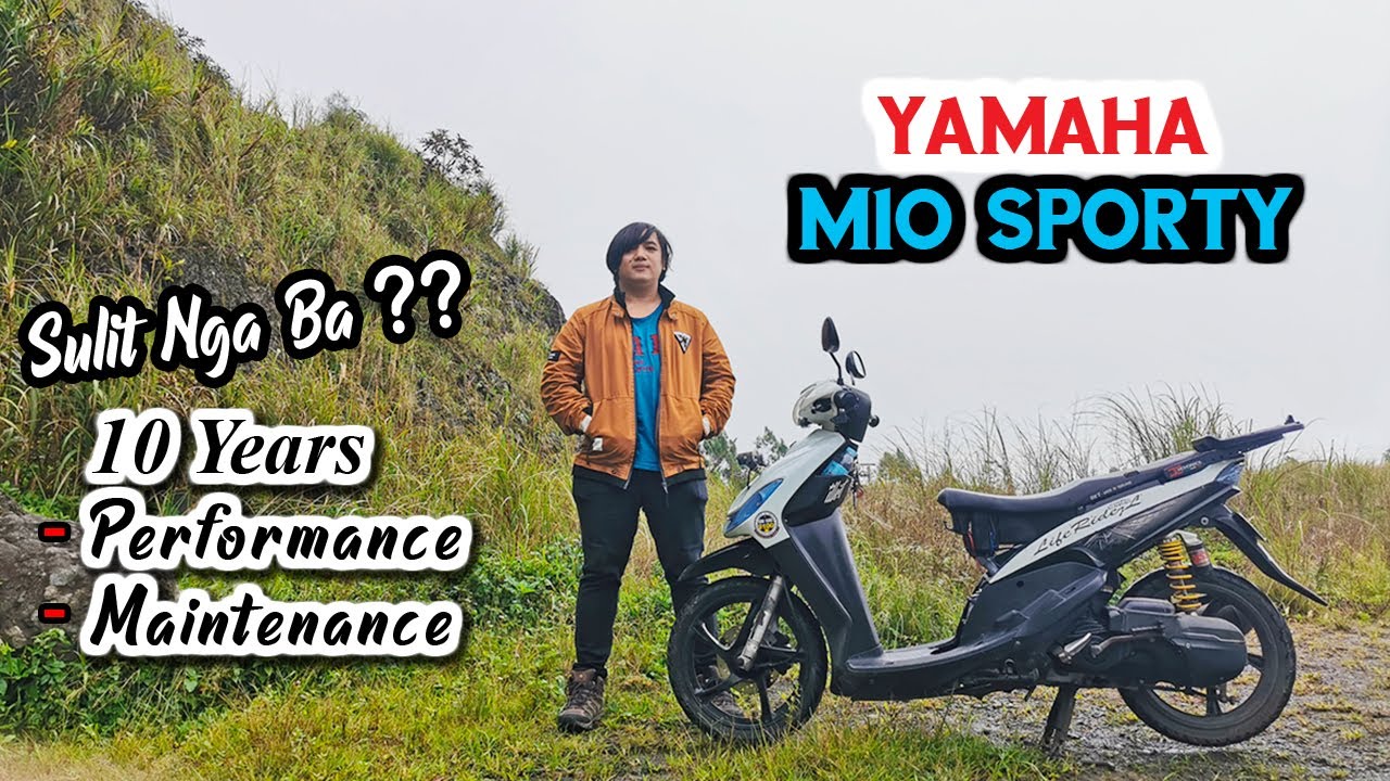 YAMAHA MIO SPORTY 10 YEARS RIDING REVIEW - YouTube