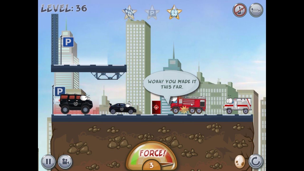 Vehicles III: Car Toons! -- Level 36 Walkthrough - YouTube