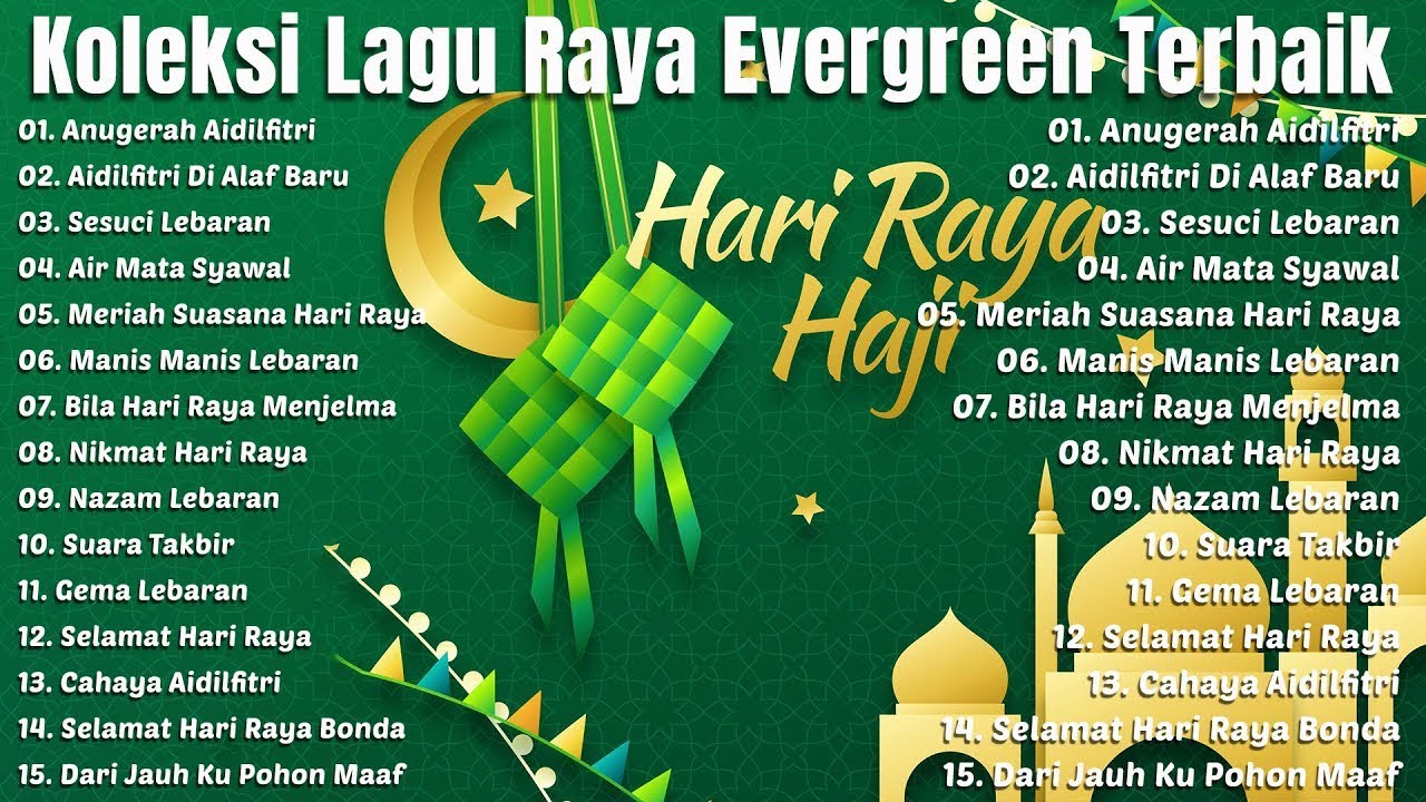Lagu Raya 2025 - Lagu Raya Aidilfitri Suasana Hari Raya - Koleksi Lagu ...