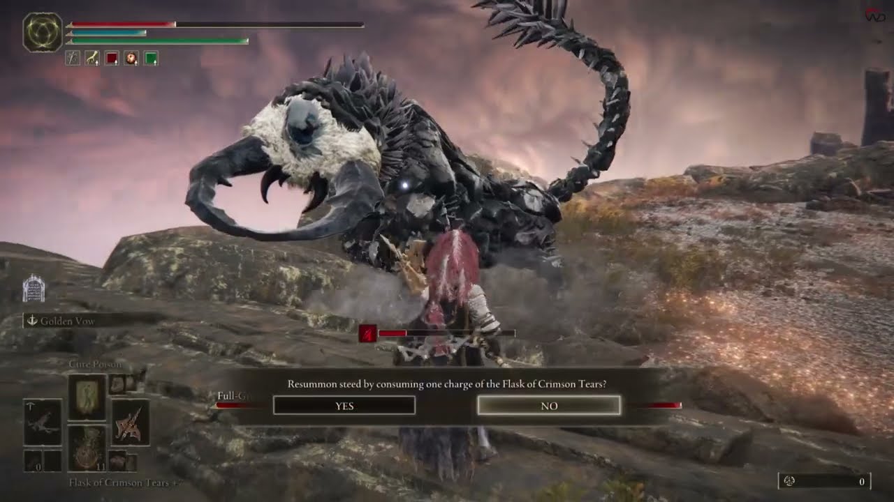 FULL GROWN FALLINGSTAR BEAST | ELDEN RING BOSS FIGHT - YouTube