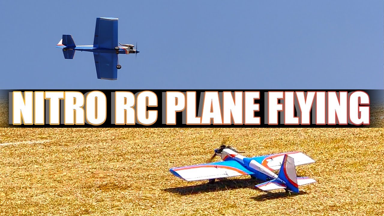 Flying Nitro RC Plane in Strong winds|#rc #rcplane #nitro #nitrorc # ...