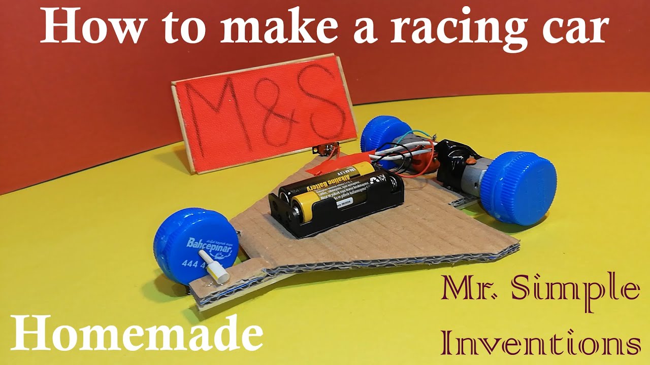 How to make a homemade racing car - YouTube