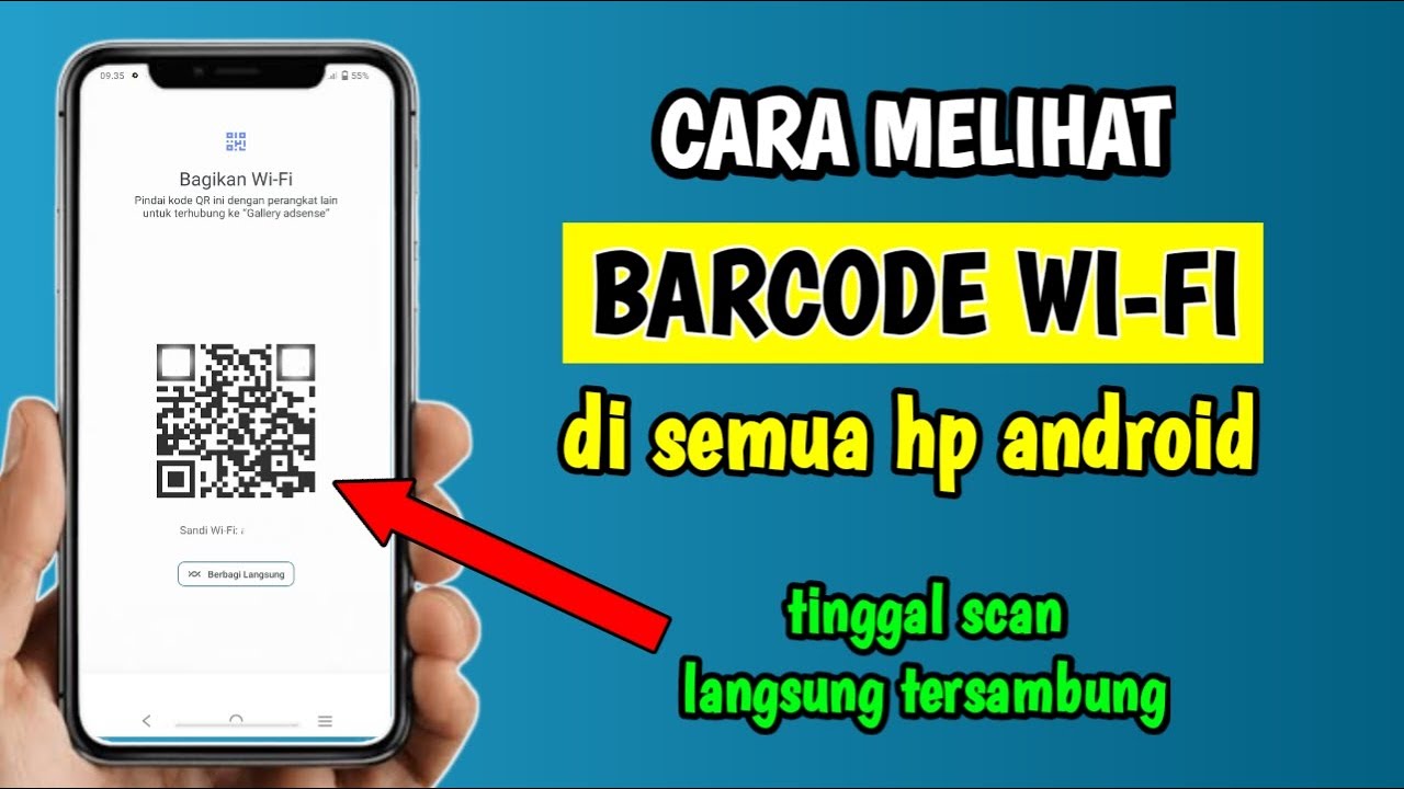 Cara Melihat Barcode Wifi | Cara Scan Barcode wifi - YouTube
