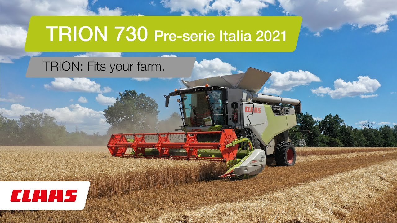 CLAAS In Campo 2021 - TRION 730 - YouTube