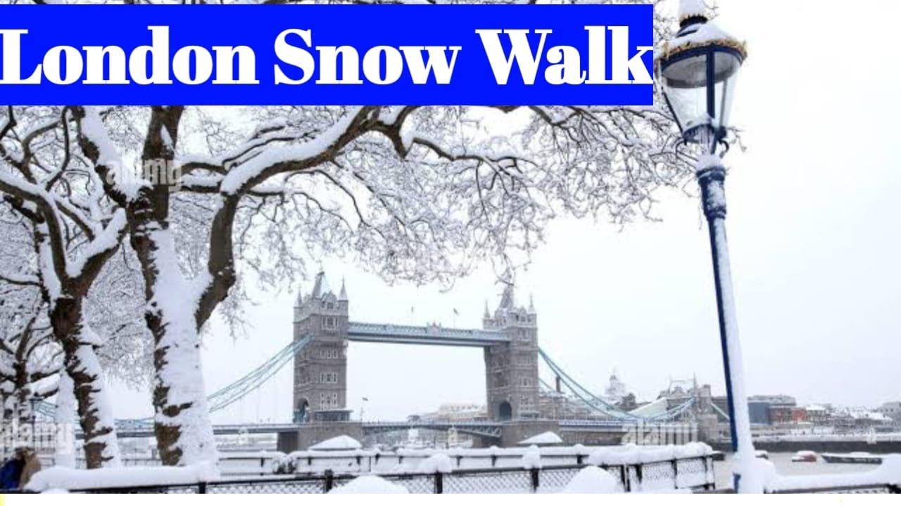 London Snow Walk@Walk-And-Travel-With-Me - YouTube