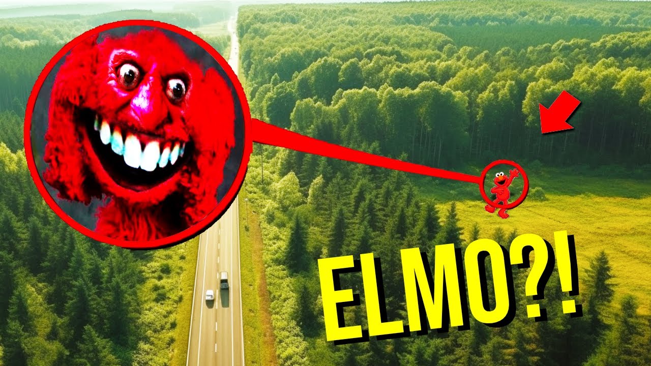 DRONE CATCHES CURSED ELMO AT THE HAUNTED TOWN SINGING! (Garry's Mod ...