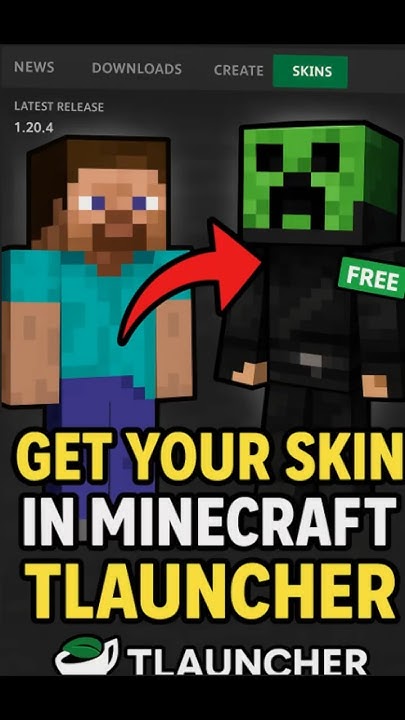 Change Your Skin in TLauncher! #minecraft #tlauncher @dream ...