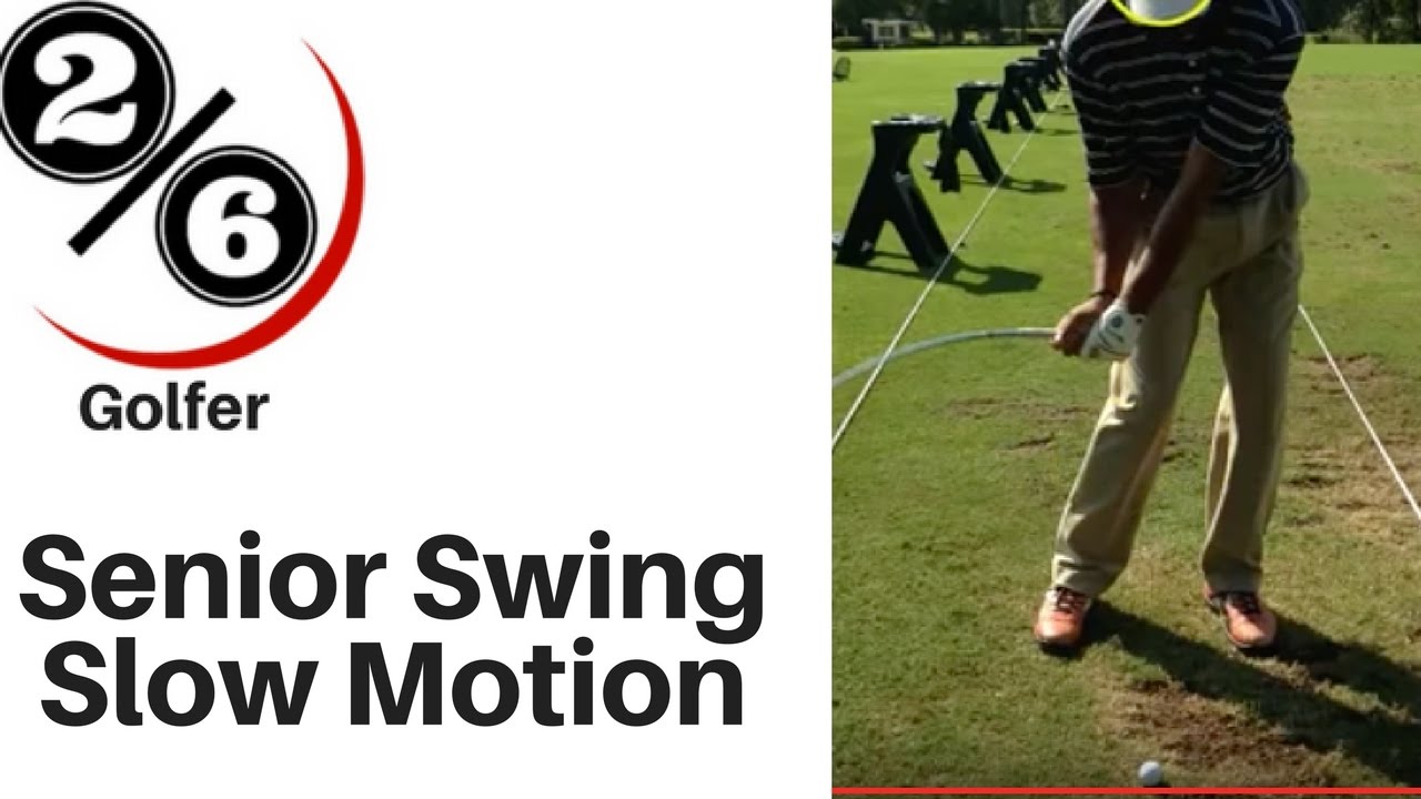 Senior golf swing slow motion: 21 of 100 Masters - YouTube