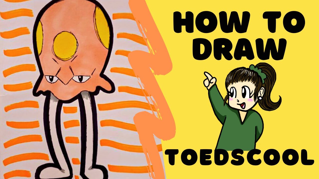 HOW TO DRAW - Toedscool ( New Pokemon Scarlet/Violet) - YouTube
